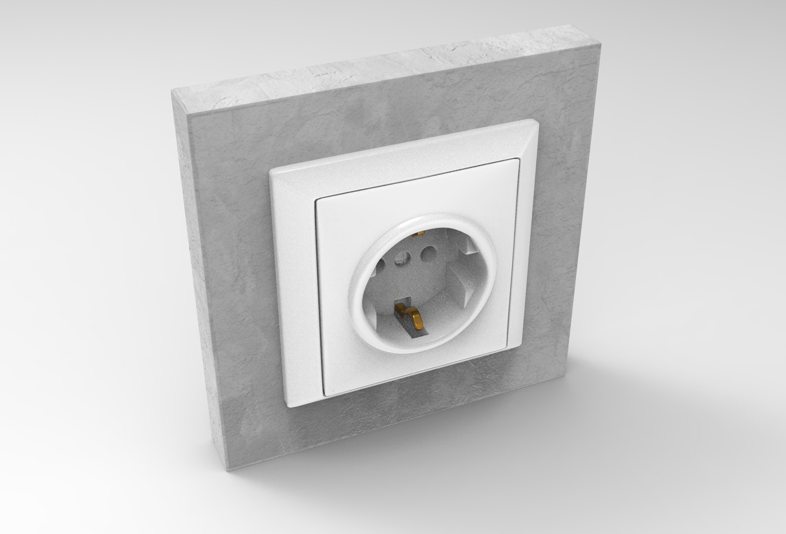 3D Wall Socket Model - TurboSquid 2287137