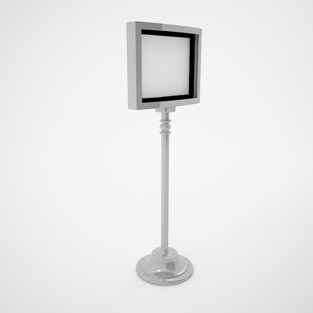 Menu Stand Obj Free