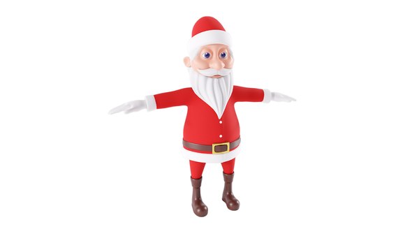 modelo 3d Modelo 3d del personaje de Papá Noel. - TurboSquid 2147560