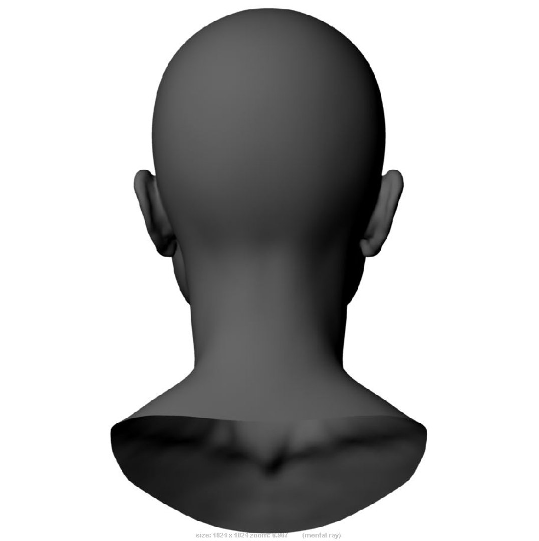 Maya Female Head