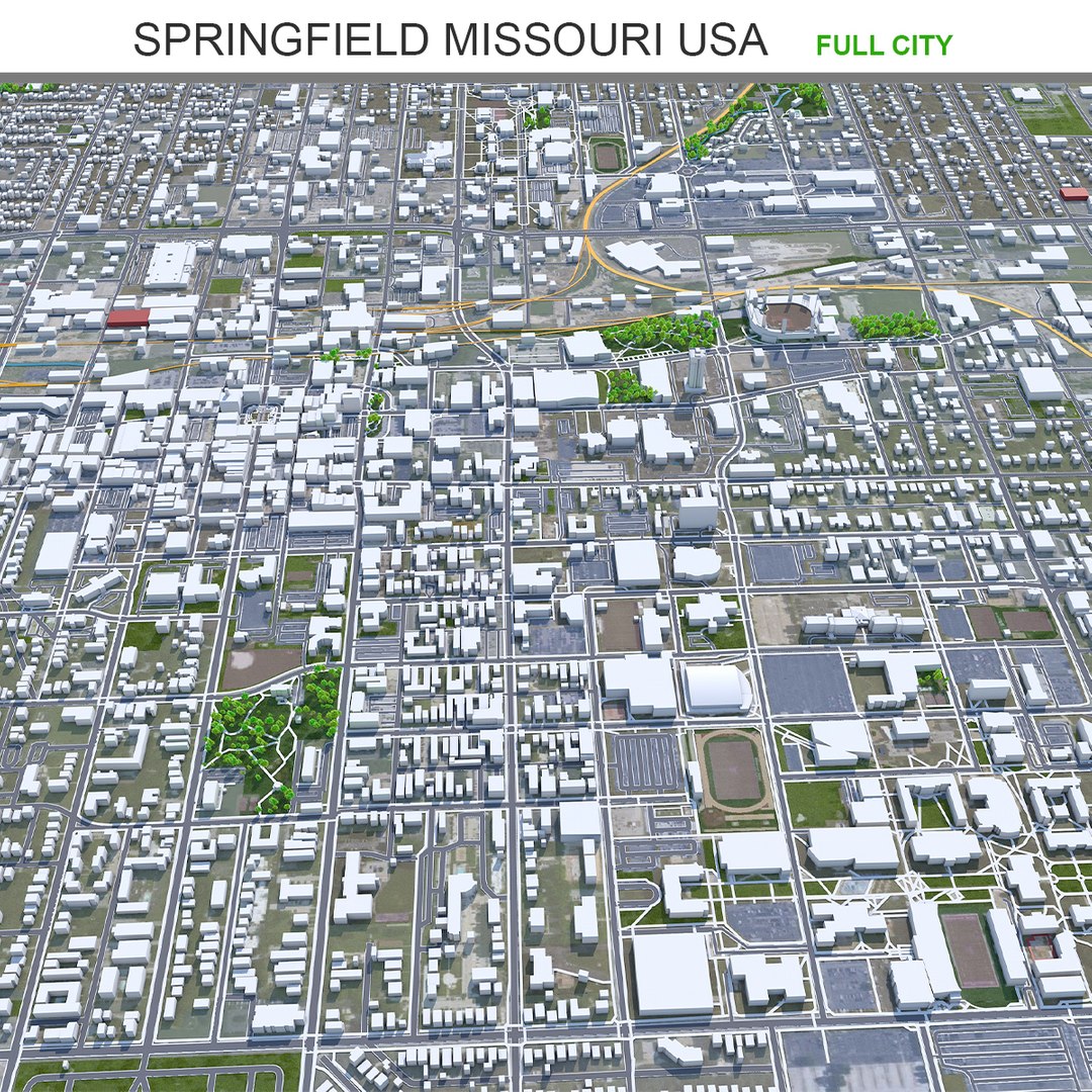 3D Springfield Missouri USA - TurboSquid 1720841