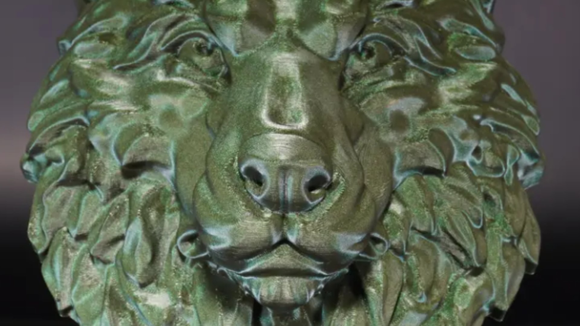 Realistic Wolf Face 3D Model For Wall Decoration 3D Model - TurboSquid ...