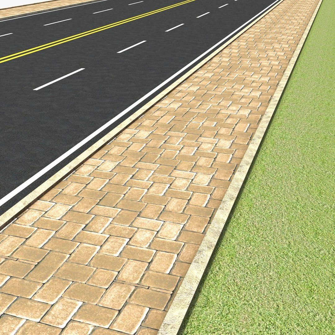 Set Road 3d Model