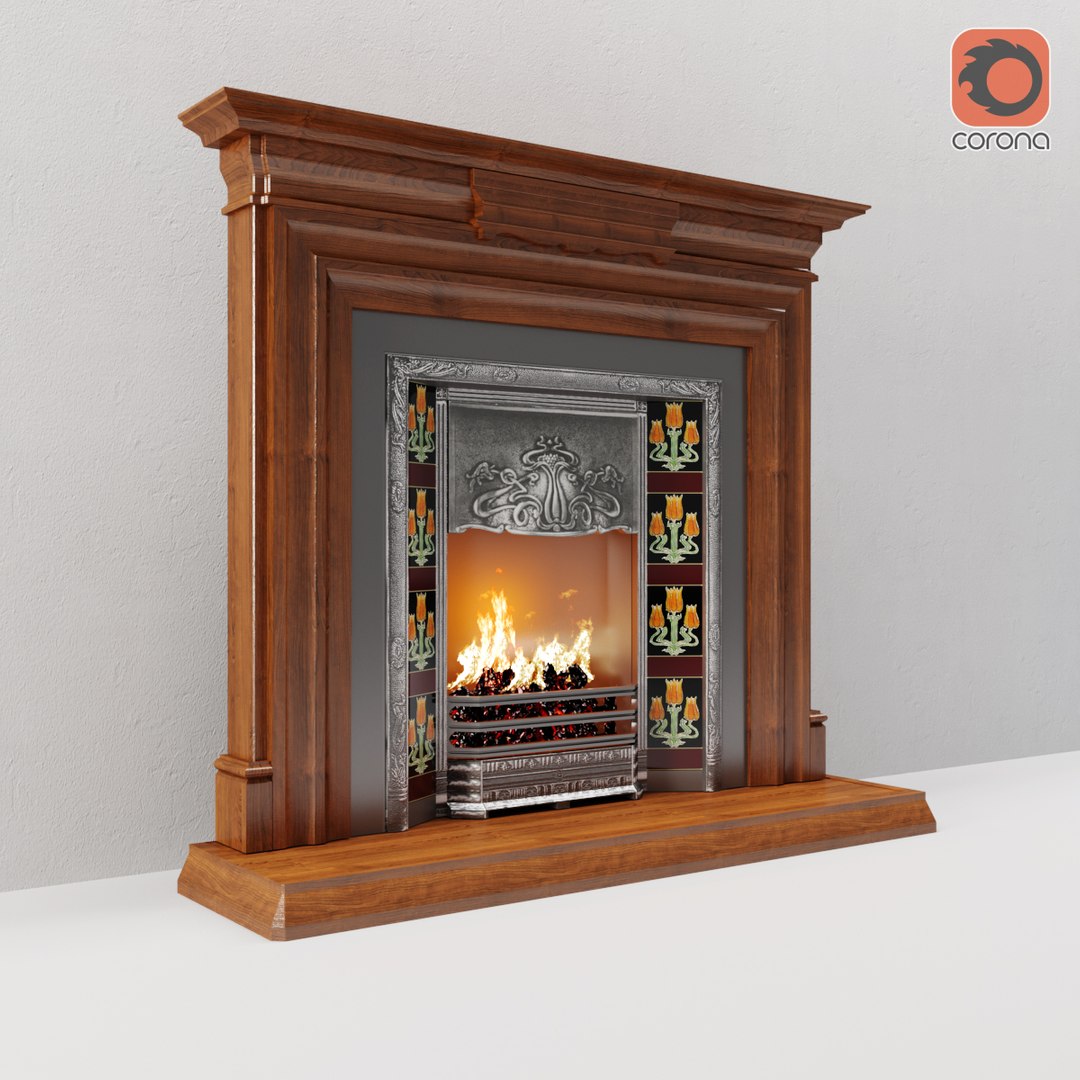 Classical Fireplace Dxf