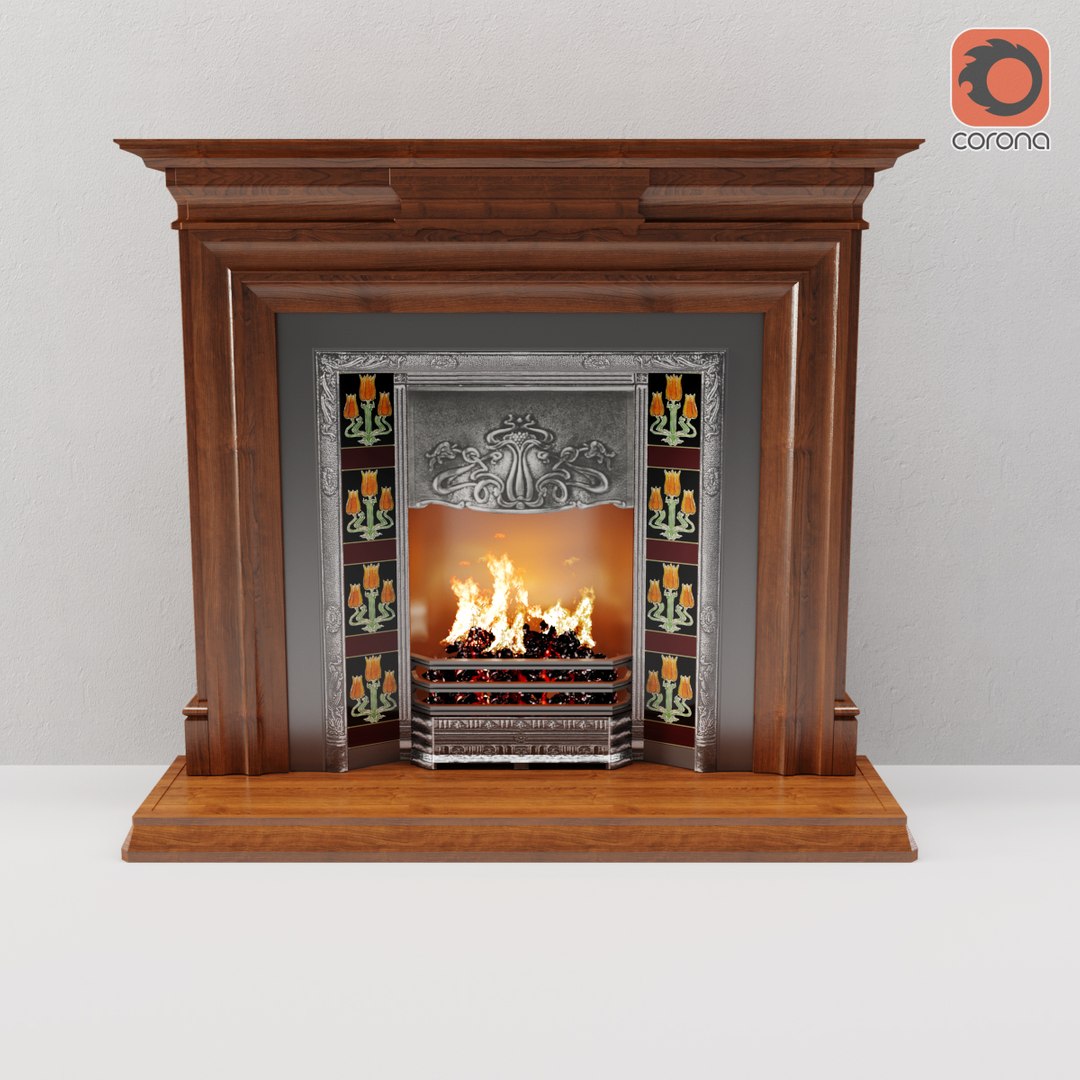 Classical Fireplace Dxf