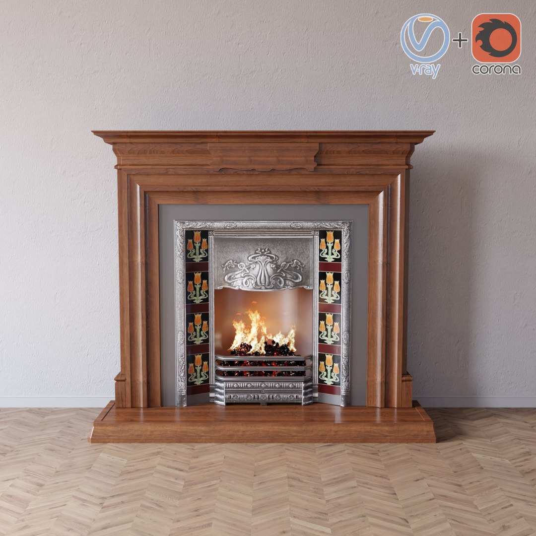 Classical Fireplace Dxf