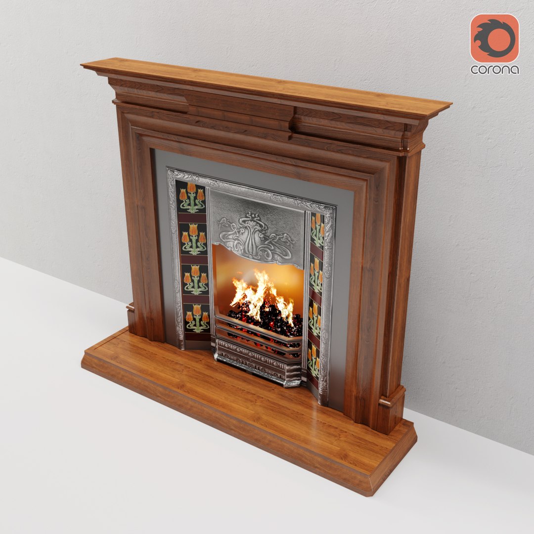 Classical Fireplace Dxf