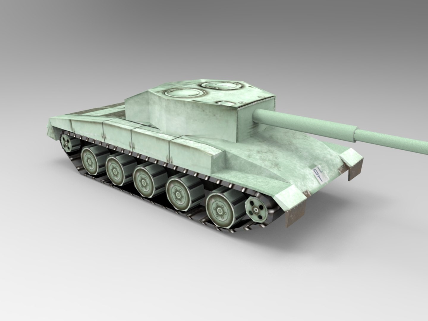 3d Model Army Tank