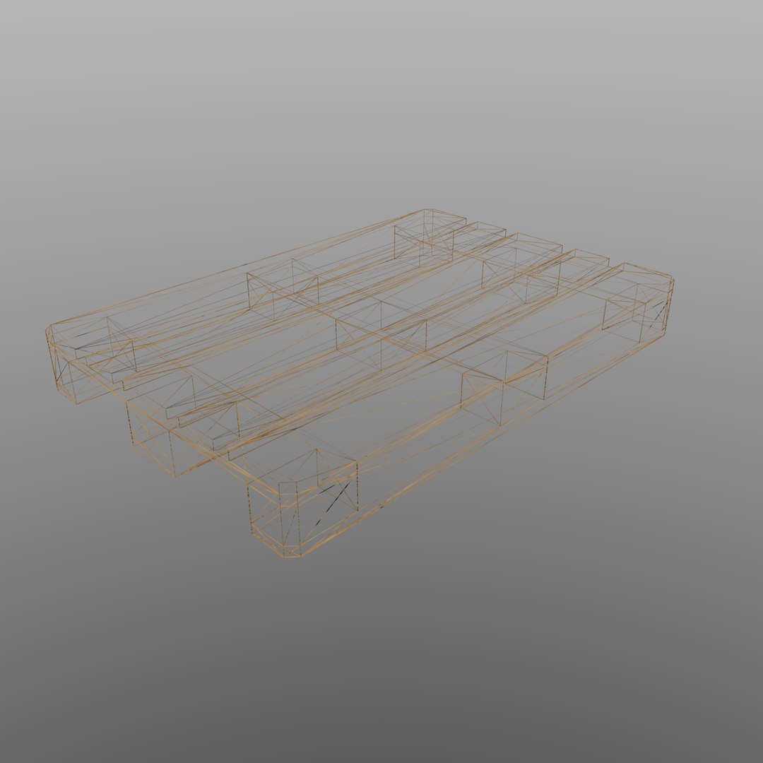 3d model eu pallet