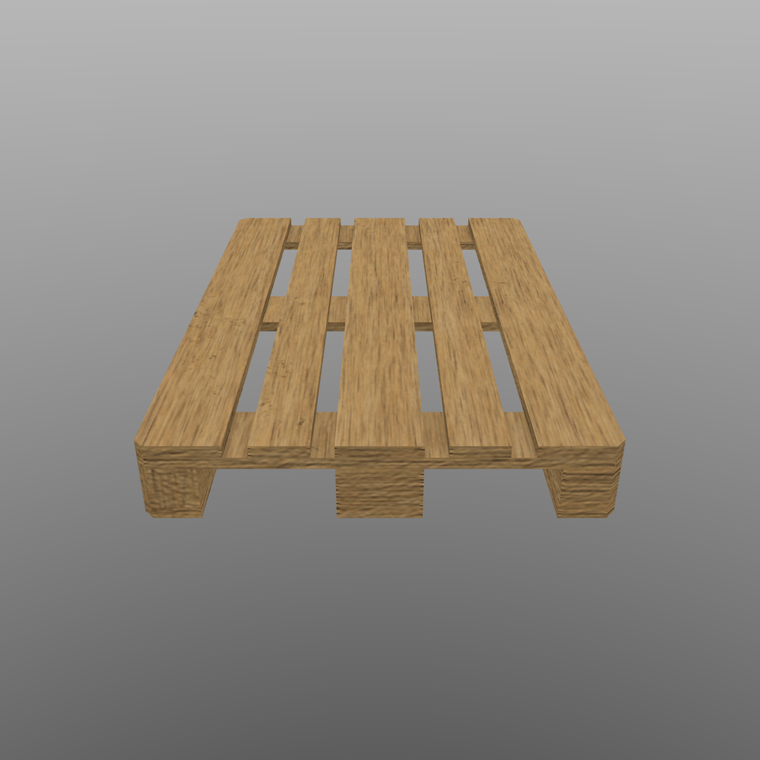 3d model eu pallet