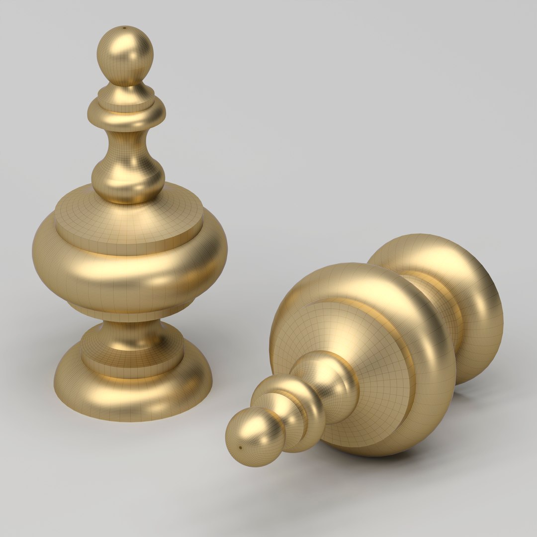 3D Elegant Finial 3D Model - TurboSquid 2294438