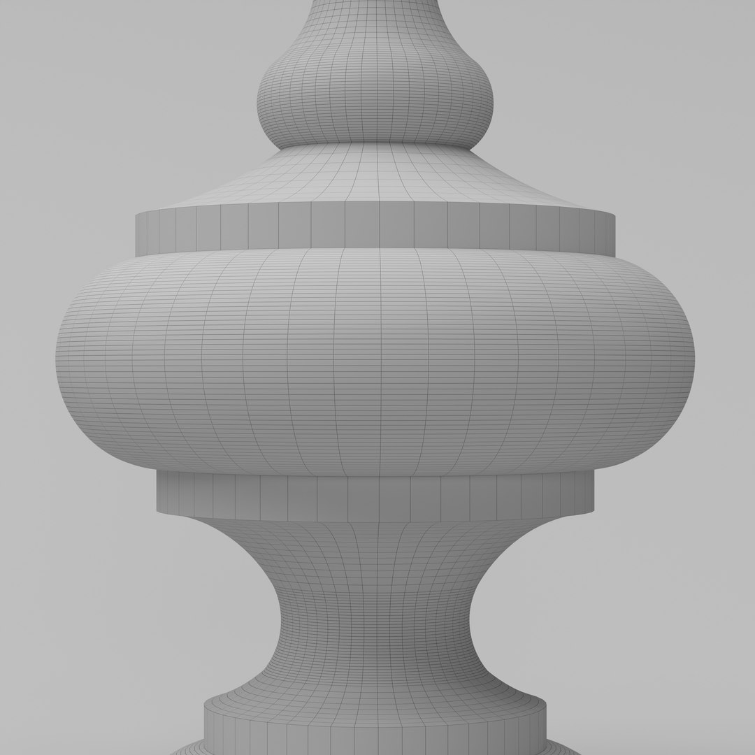 3D Elegant Finial 3D Model - TurboSquid 2294438