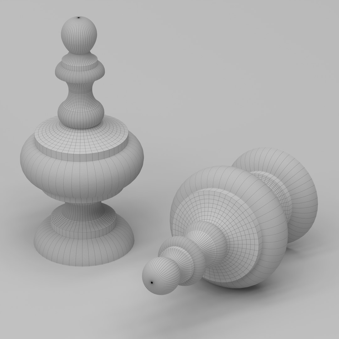 3D Elegant Finial 3D Model - TurboSquid 2294438