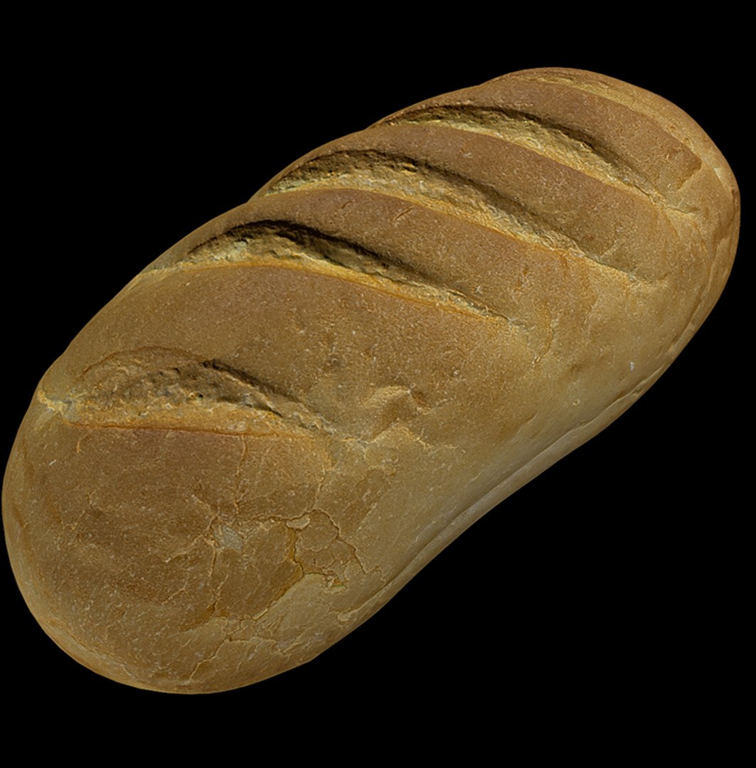 Loaf bread model - TurboSquid 1545223