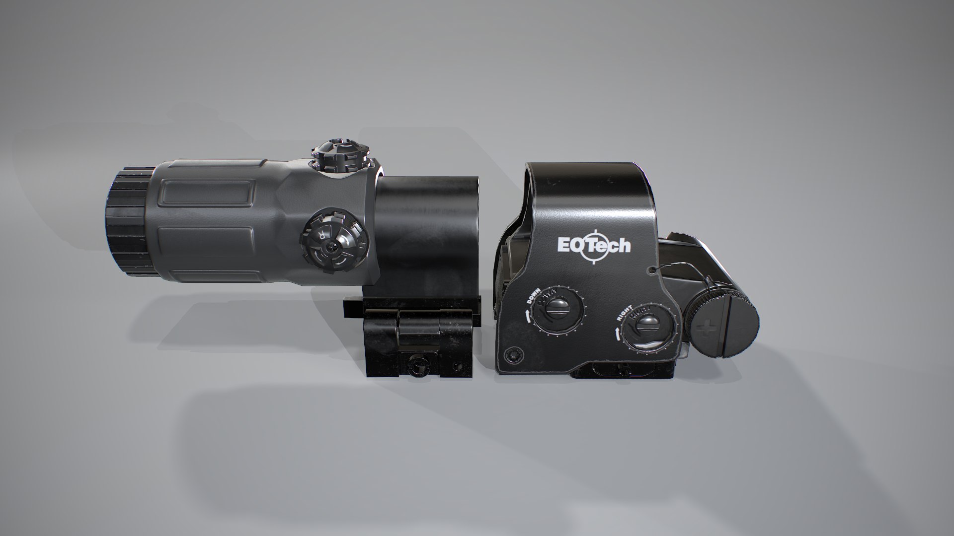 3D Collimator Holographic Weapon Sight - TurboSquid 1345206