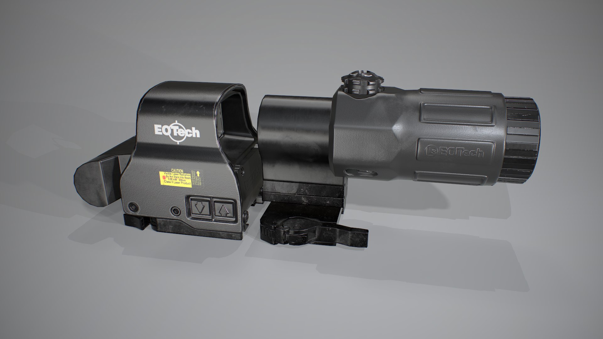 3D Collimator Holographic Weapon Sight - TurboSquid 1345206