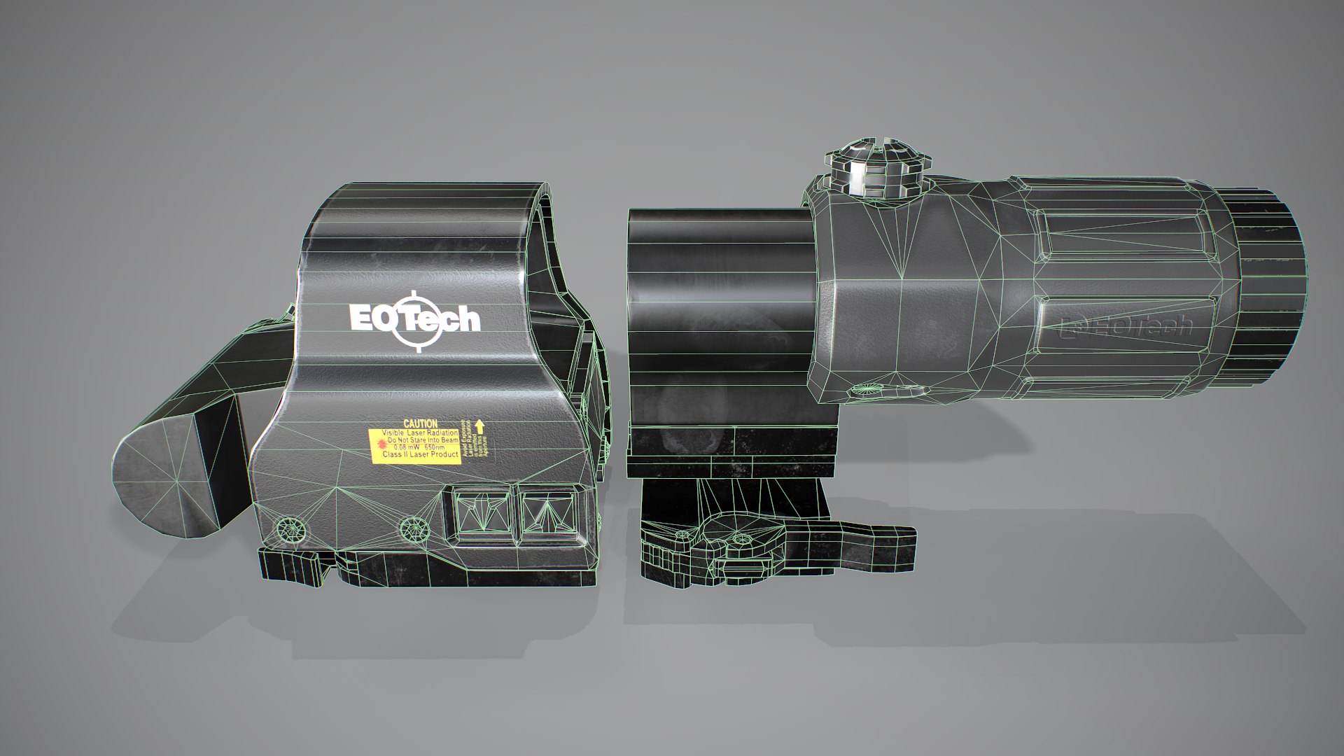 3D Collimator Holographic Weapon Sight - TurboSquid 1345206