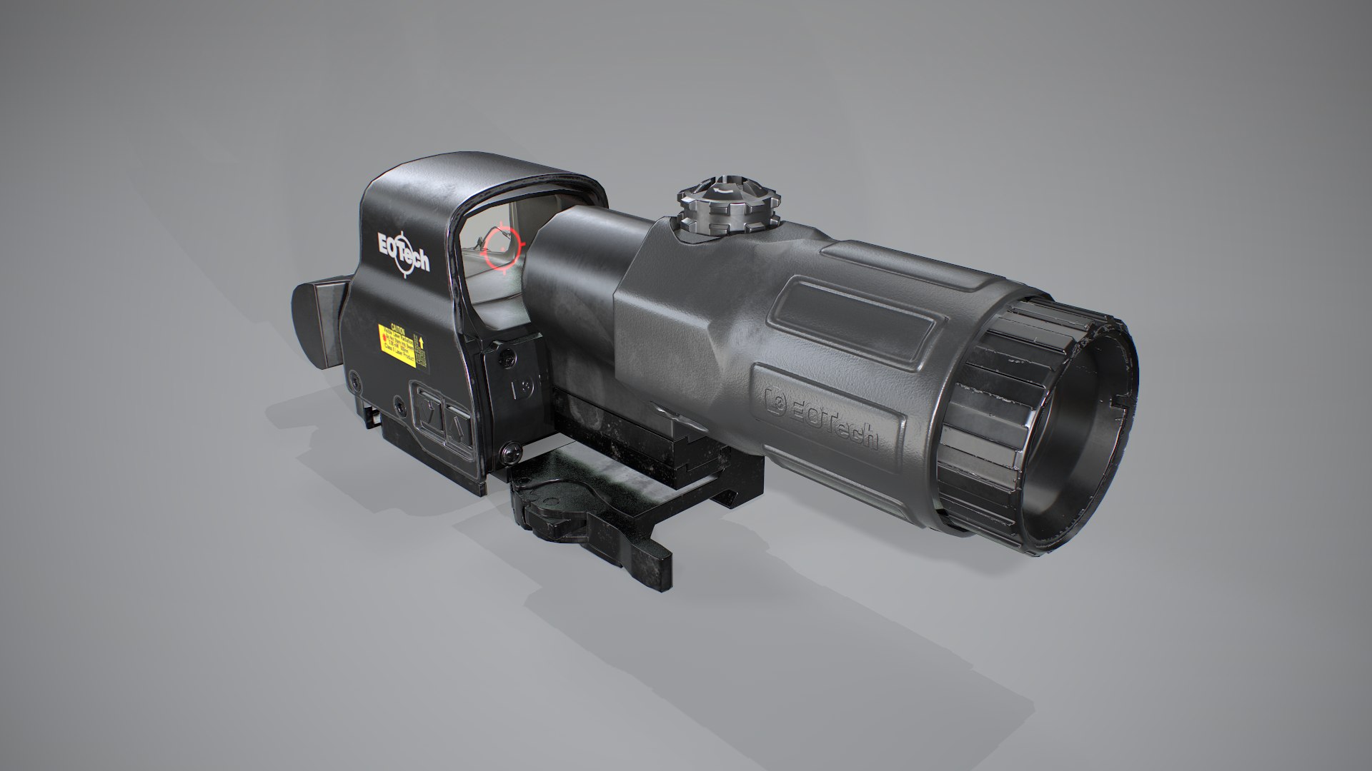 3D Collimator Holographic Weapon Sight - TurboSquid 1345206