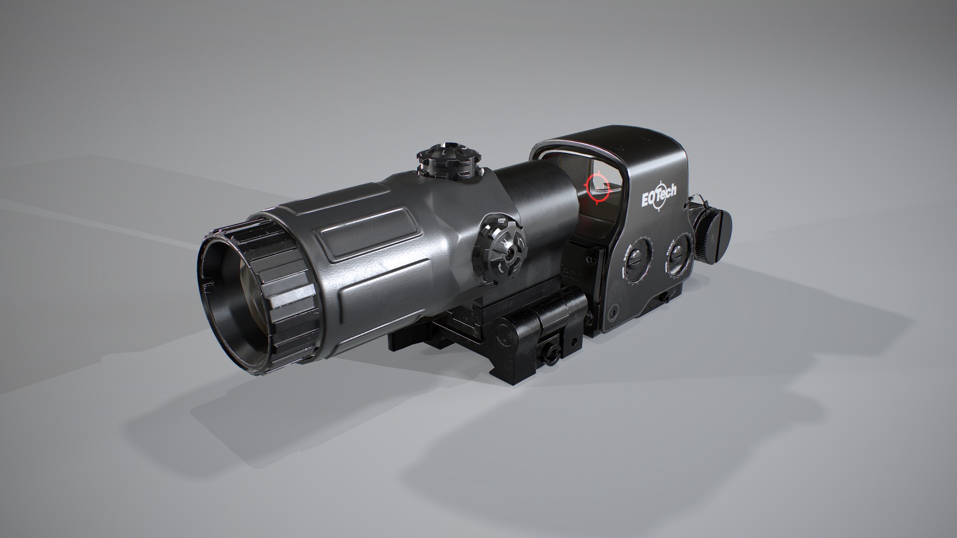 3D Collimator Holographic Weapon Sight - TurboSquid 1345206