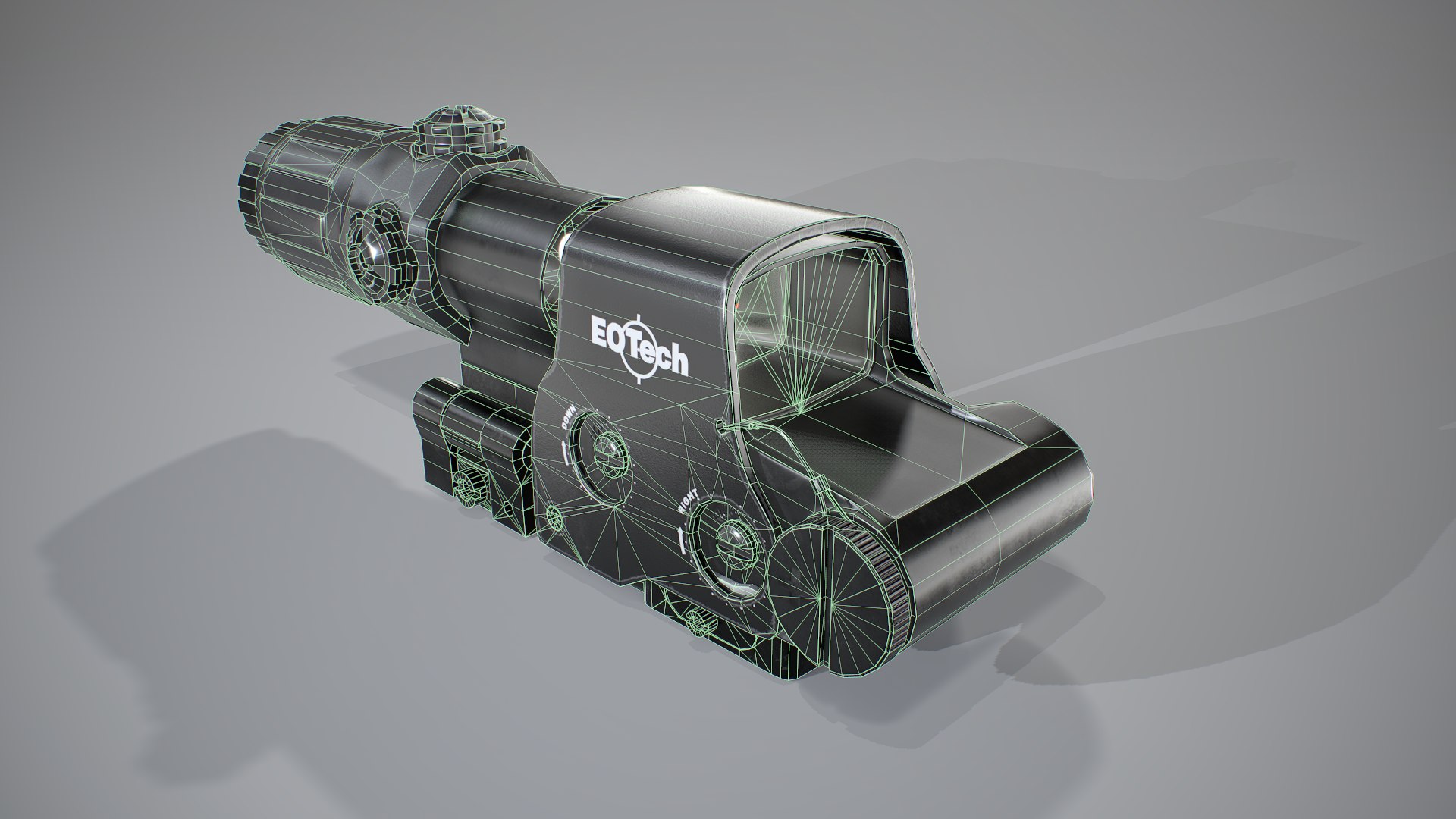 3D Collimator Holographic Weapon Sight - TurboSquid 1345206