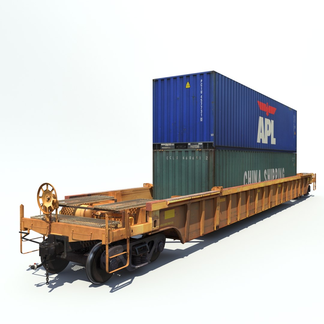 Max Railway Car Rail Cargo Train