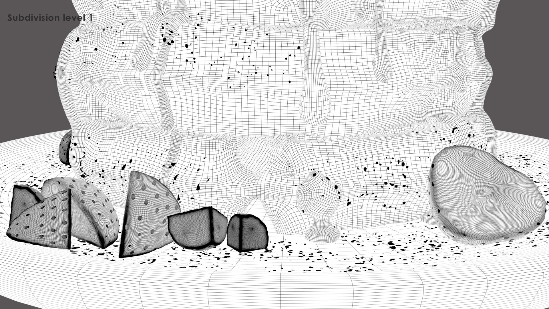 Zbrush Waffles With Toppings Vol 1 3D Model - TurboSquid 1981324