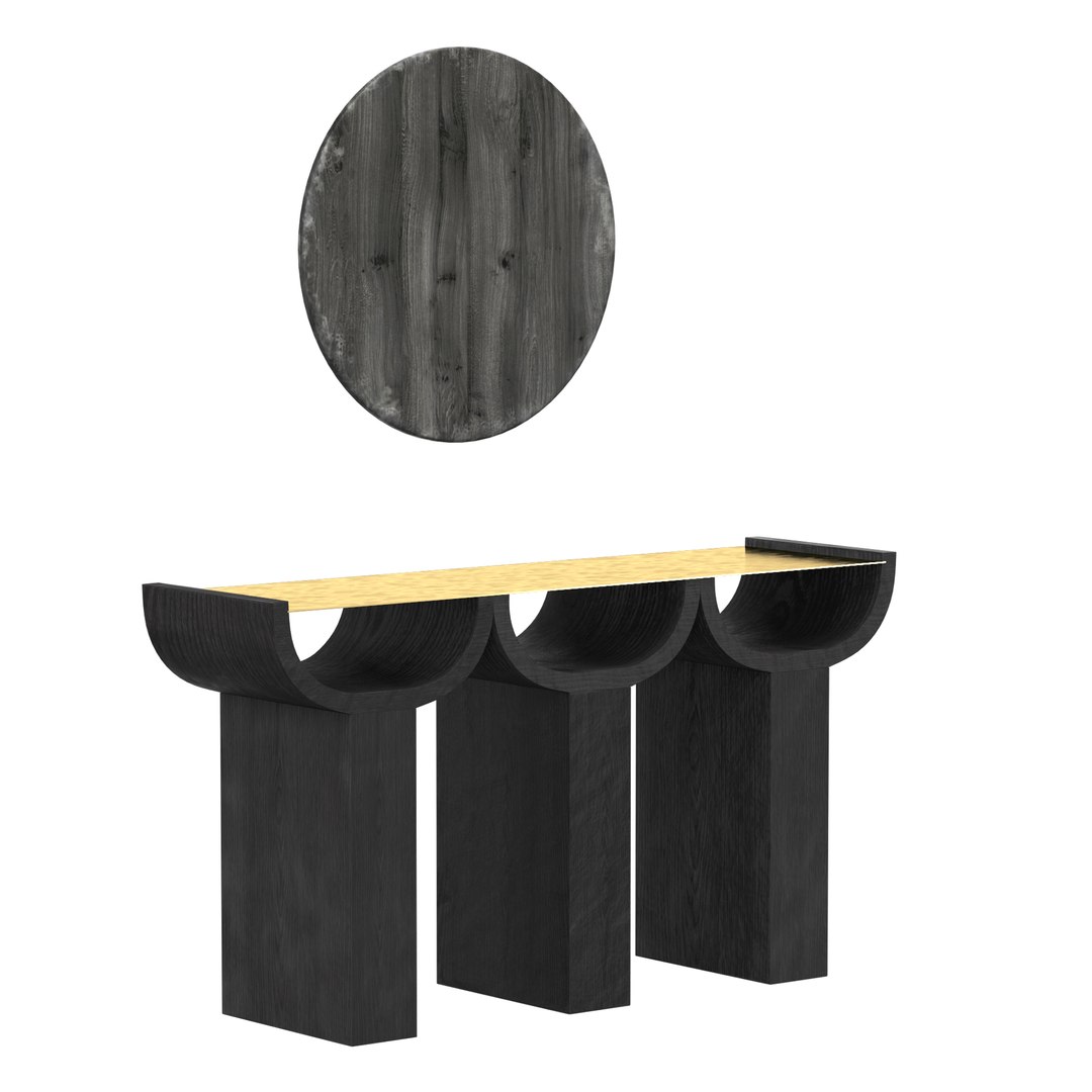3D Triple Console WILD MINIMALISM Model - TurboSquid 1999558