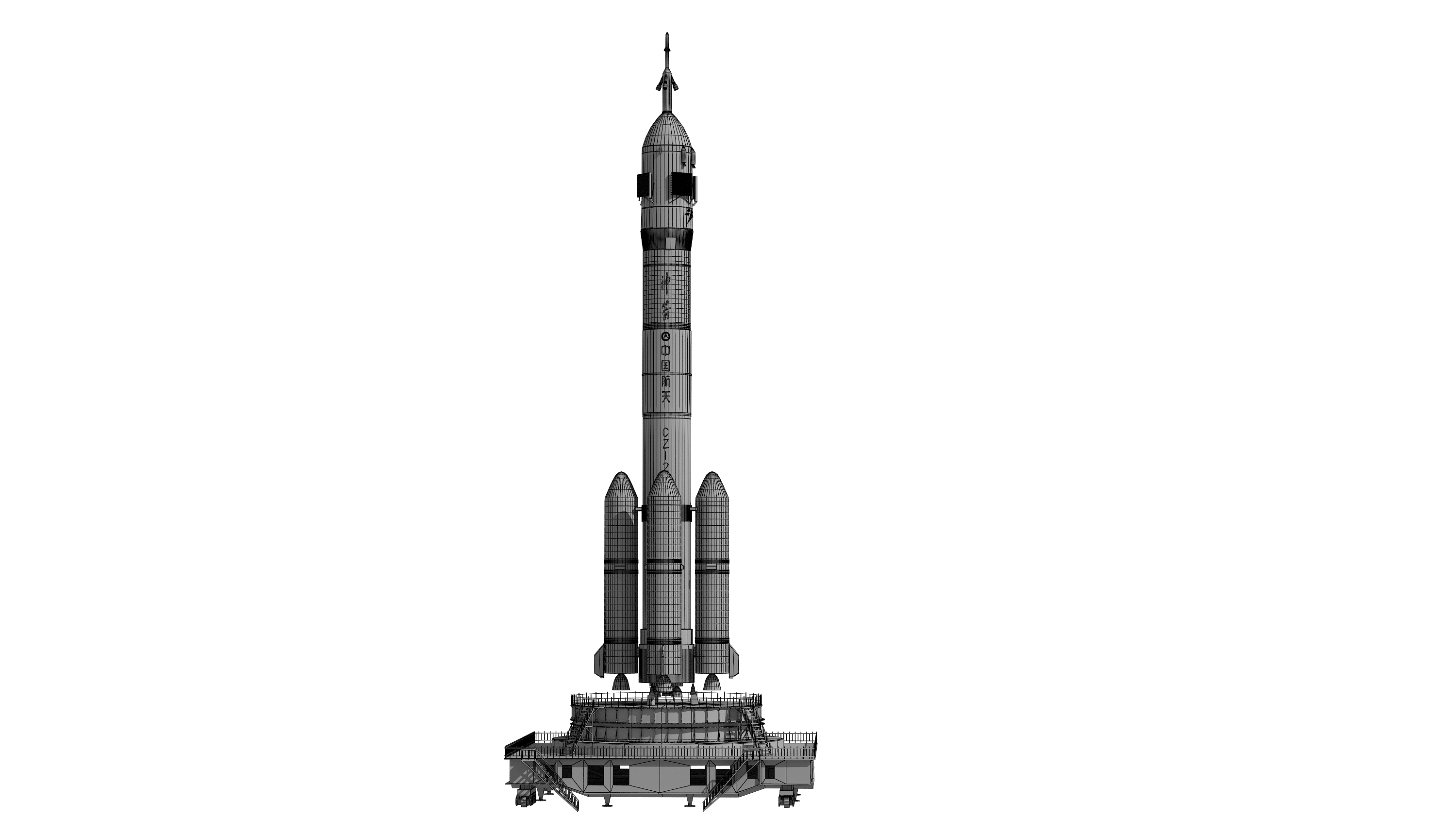 modelo 3d Shenzhou 13 Shenzhou 13 China manned spaceship - TurboSquid ...