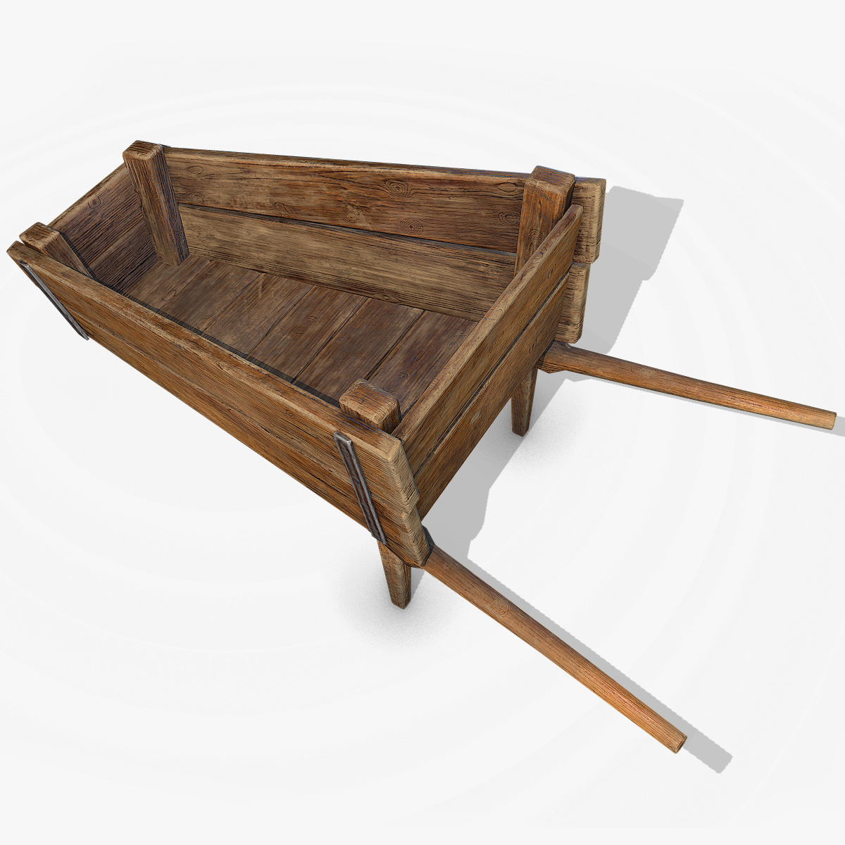 obj medieval wheelbarrow