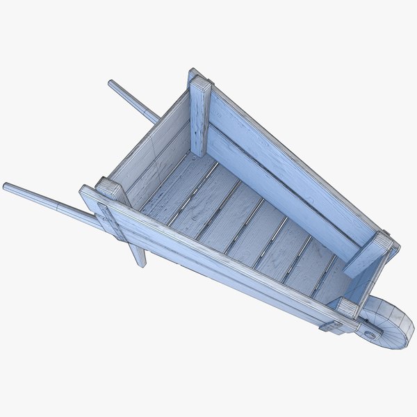 obj medieval wheelbarrow