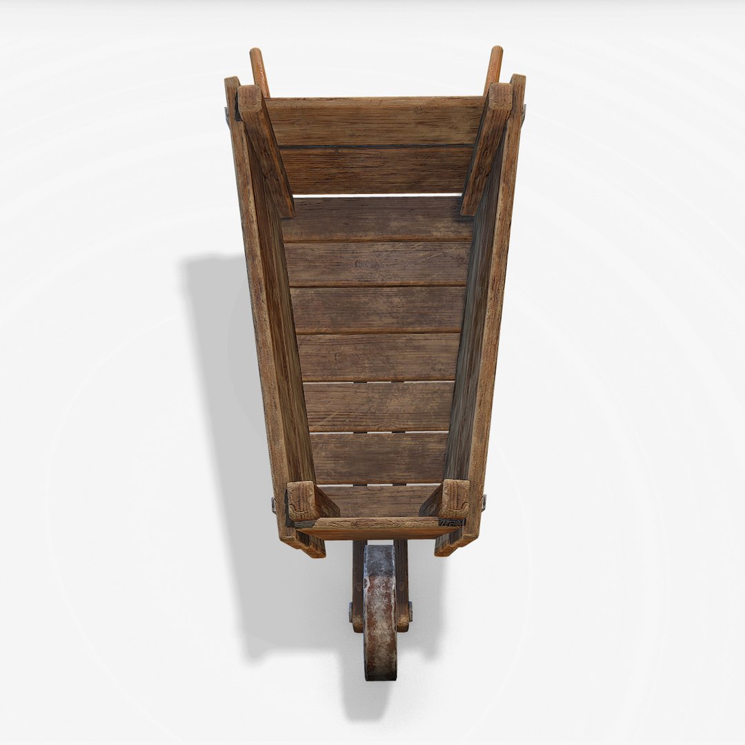 Obj Medieval Wheelbarrow