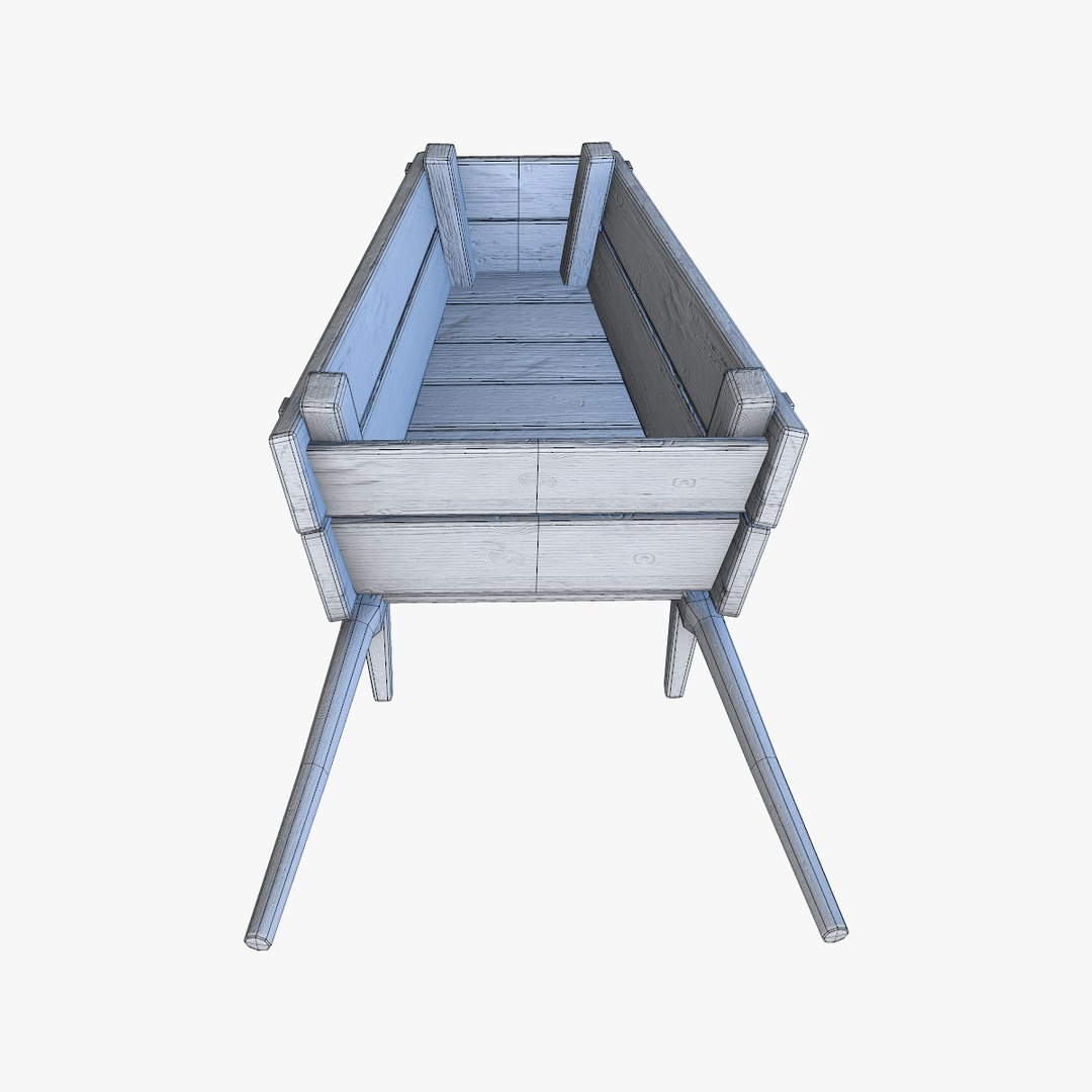 Obj Medieval Wheelbarrow