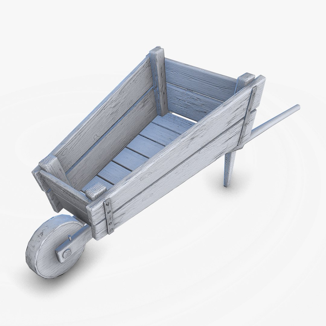 Obj Medieval Wheelbarrow