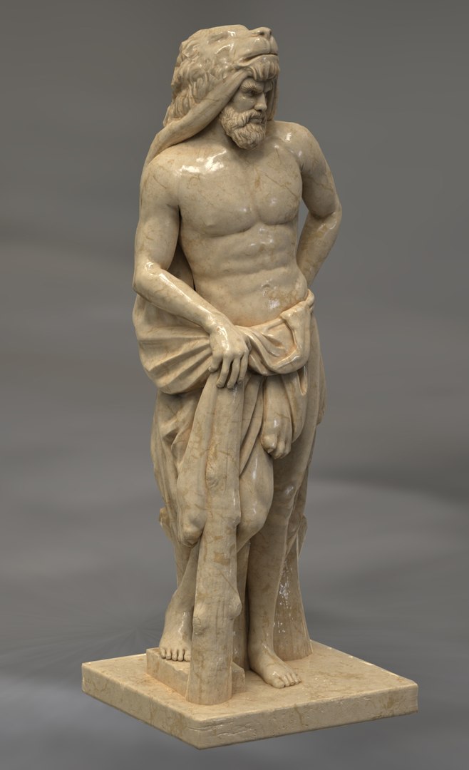 3D Hercules Greek Statue - TurboSquid 1390040