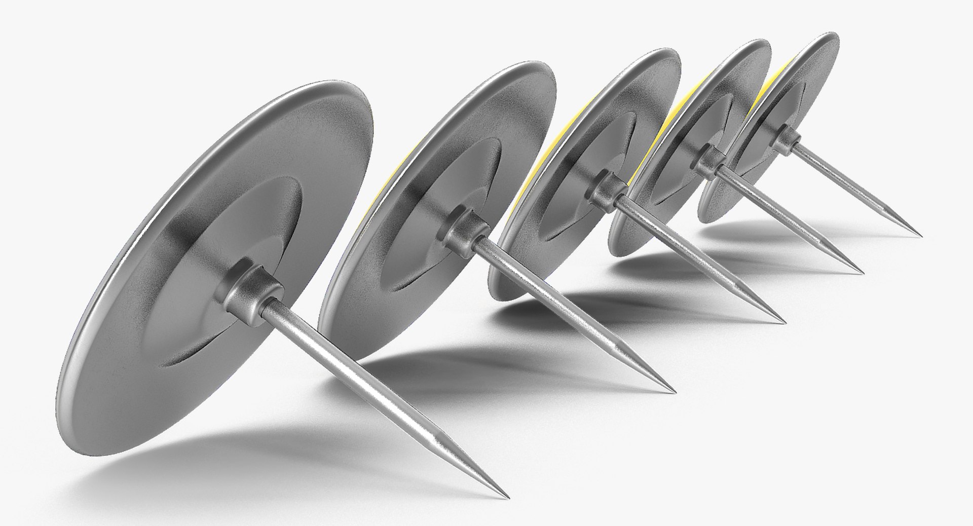 3D Model Assorted Smiley Face Pins - TurboSquid 1425068