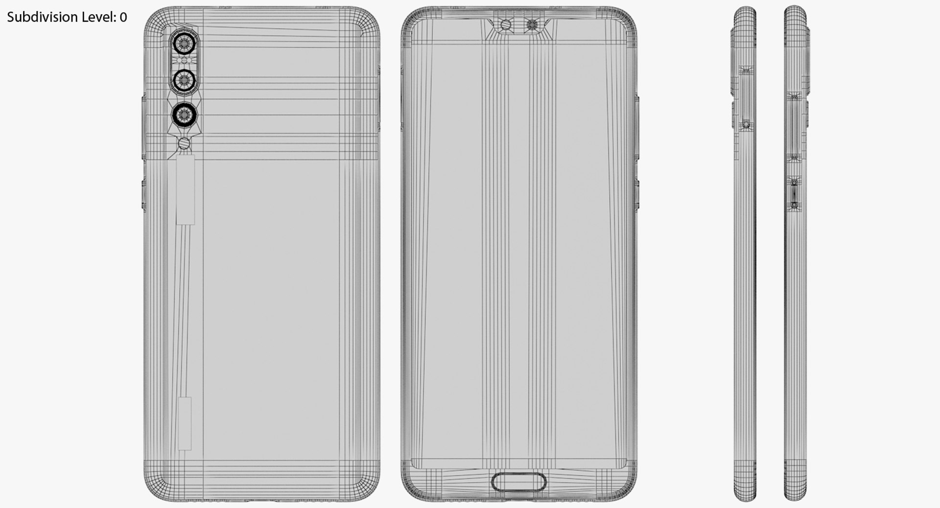 Realistic Huawei P20 Pro 3D Model - TurboSquid 1271577