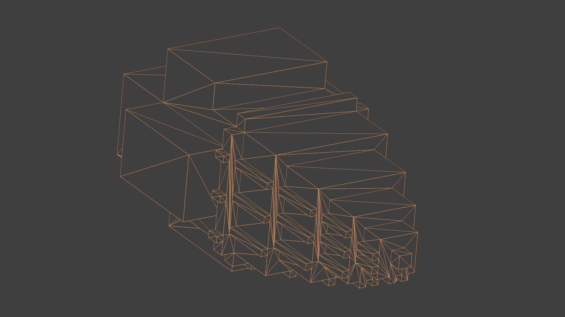 Ice cream cone 8 bit voxel art 3D - TurboSquid 1819199