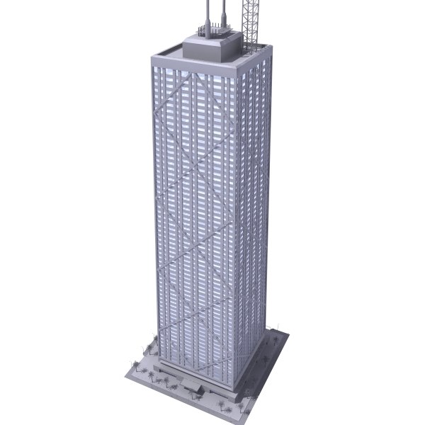 3d cityscape skyscrapers