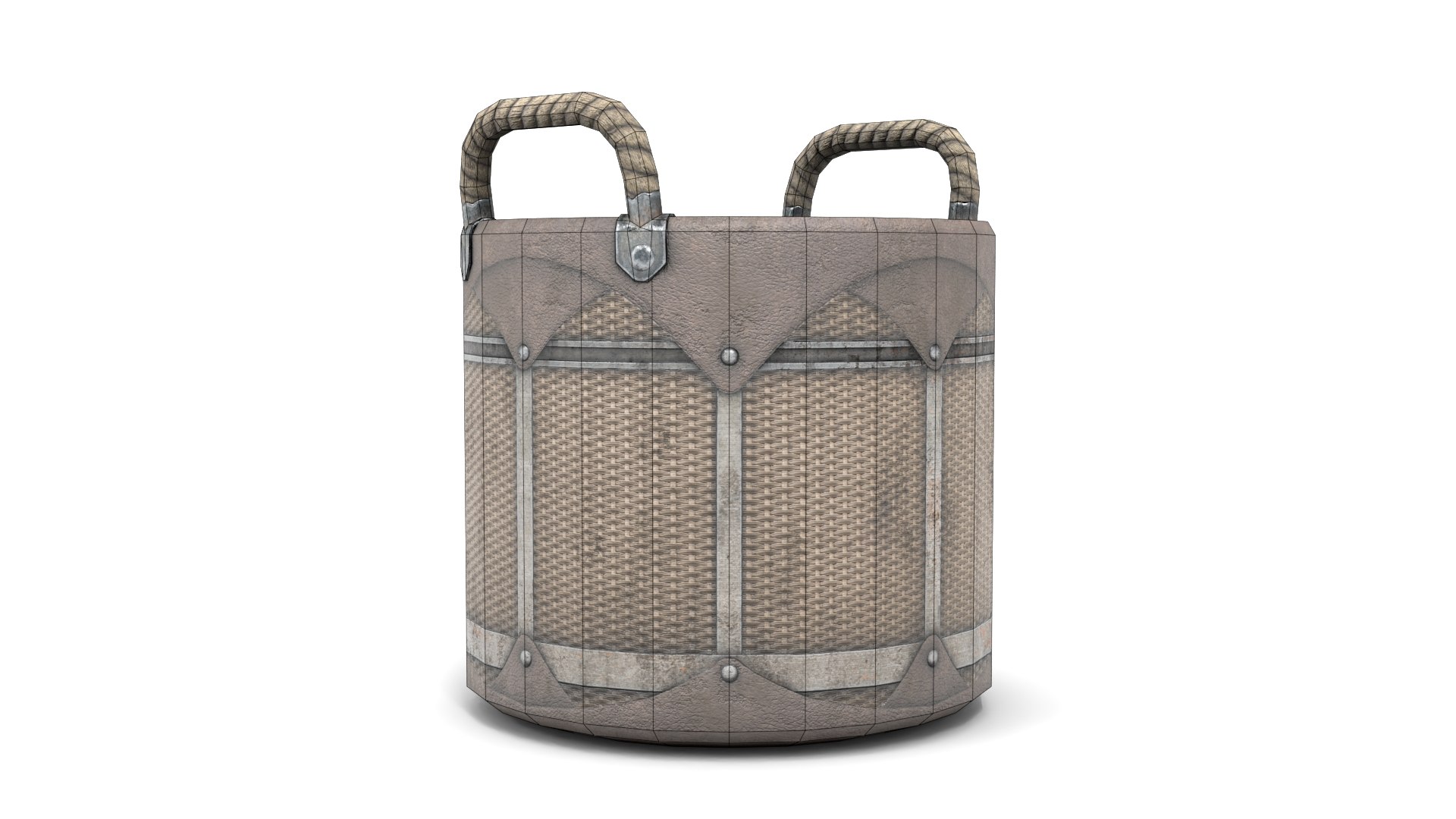 Wicker Grocery 3D Model - TurboSquid 1698141