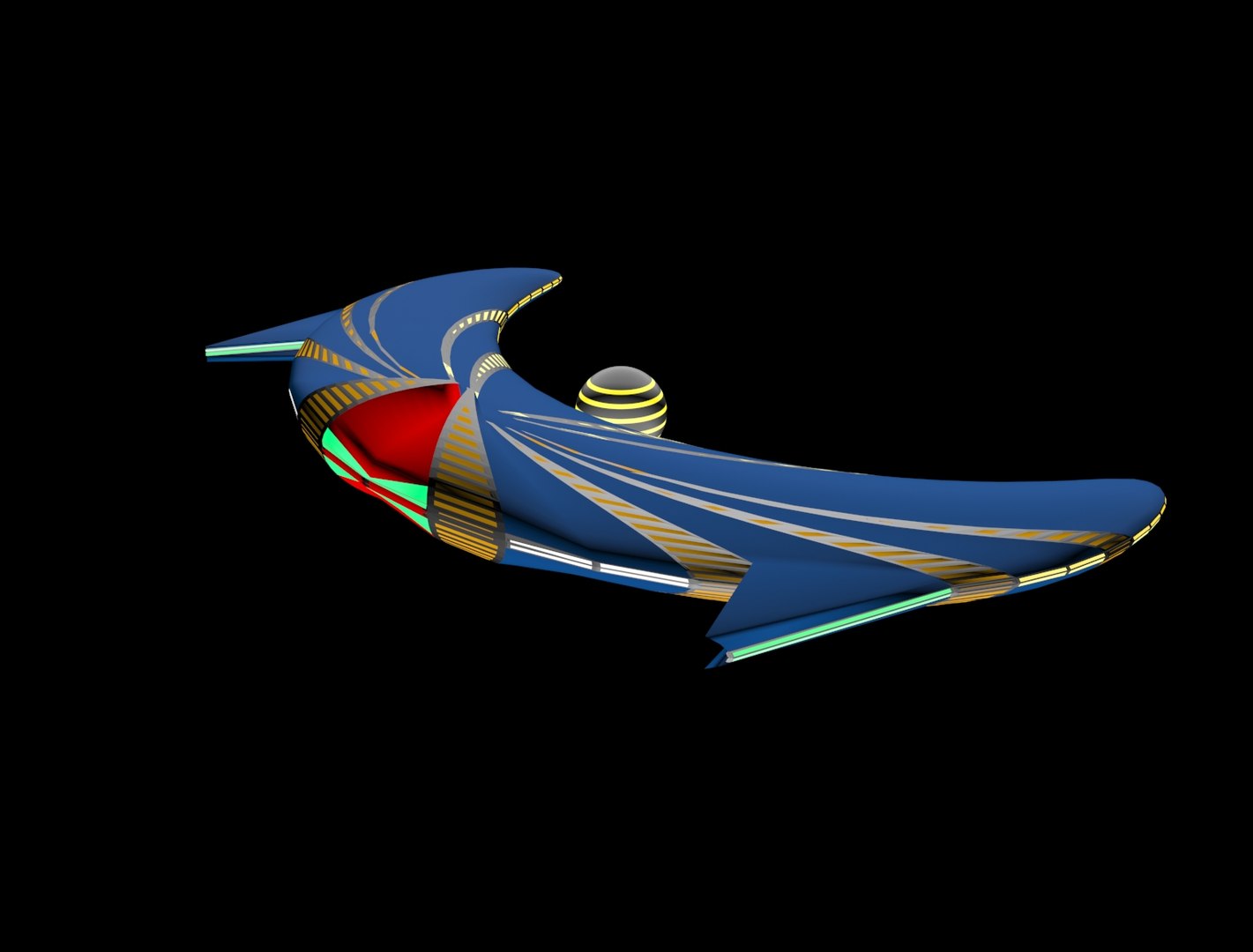 3D Spaceship Design - TurboSquid 1506119