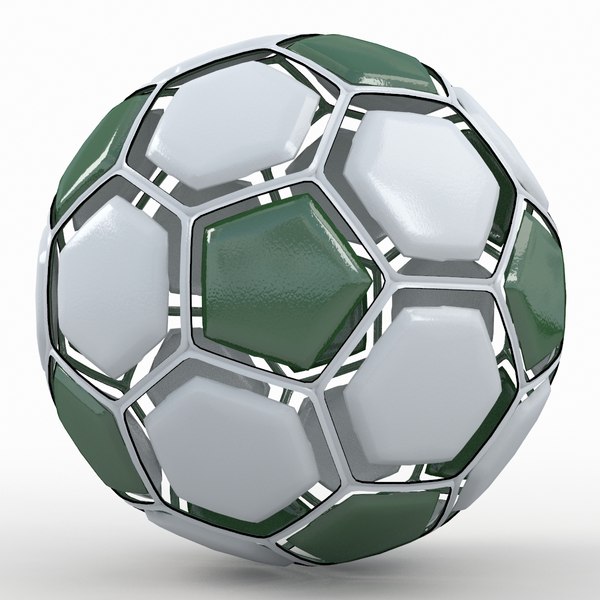 3d model of soccer ball