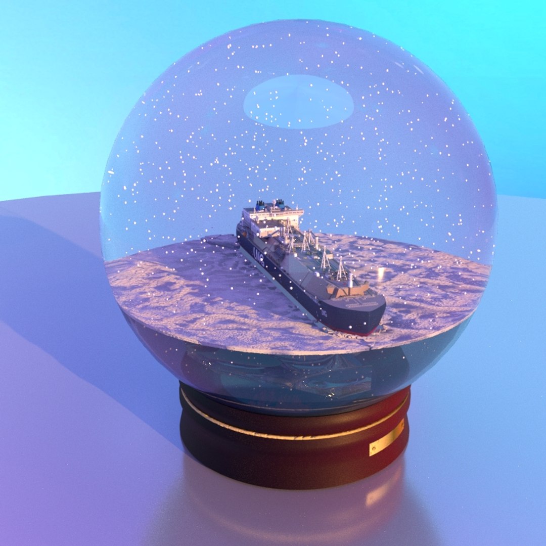 3D Snow Globe - TurboSquid 1650778