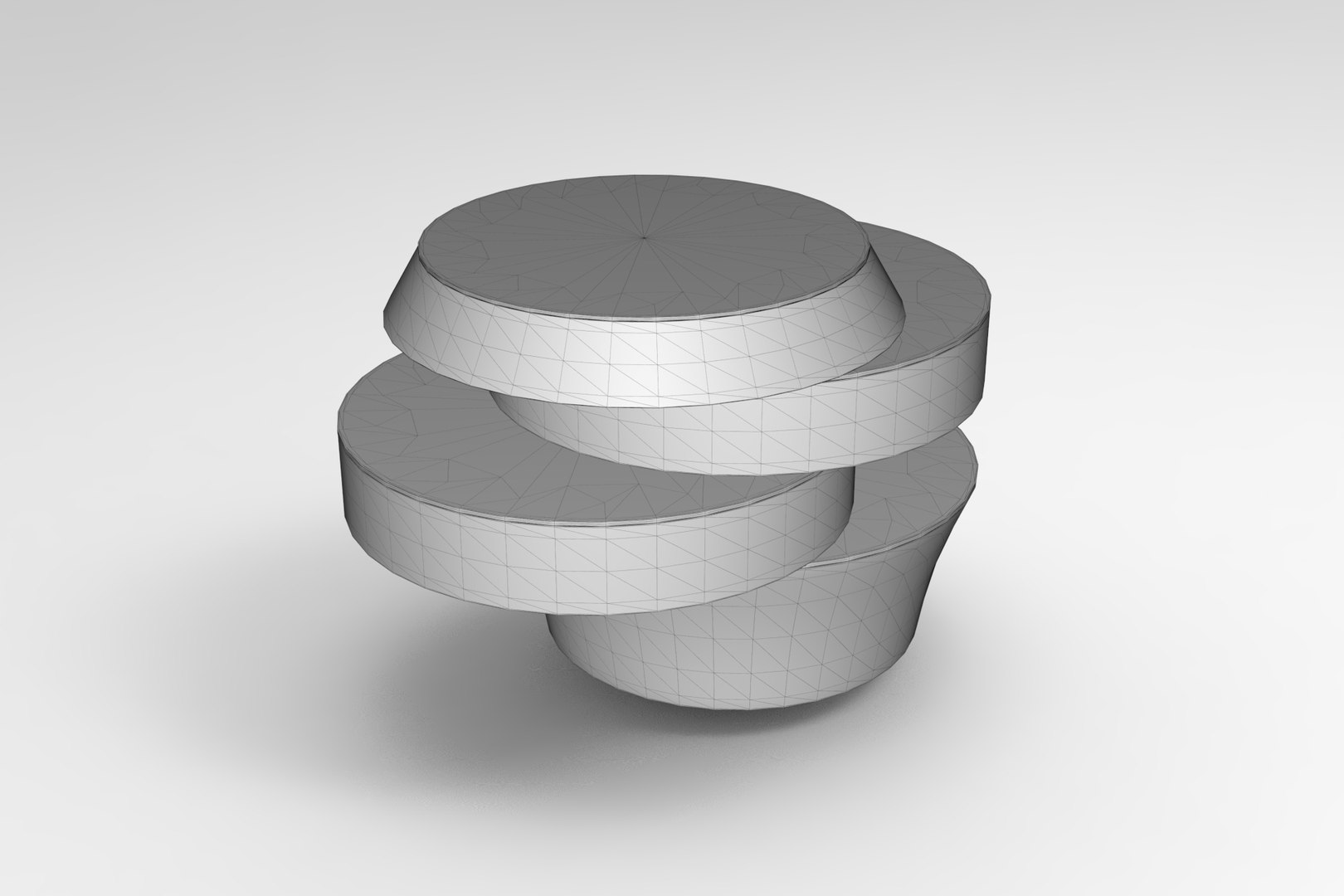 Asymmetric Center Table model - TurboSquid 1900923