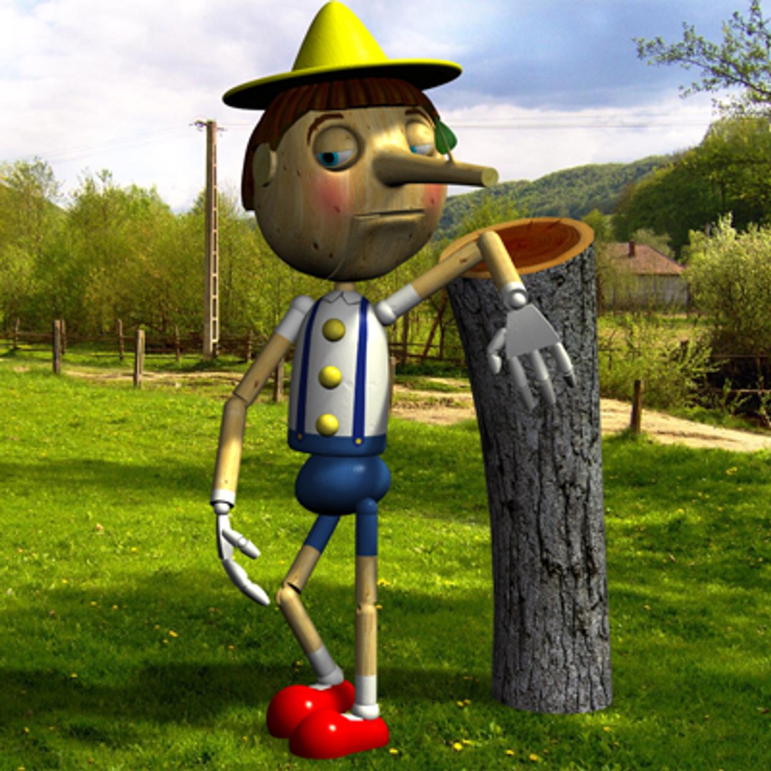 Pinocchio Shrek 3 3d Model