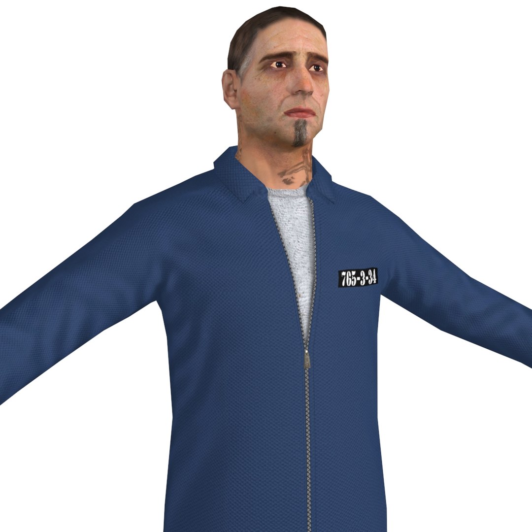 3d Model Prisoner Rigged