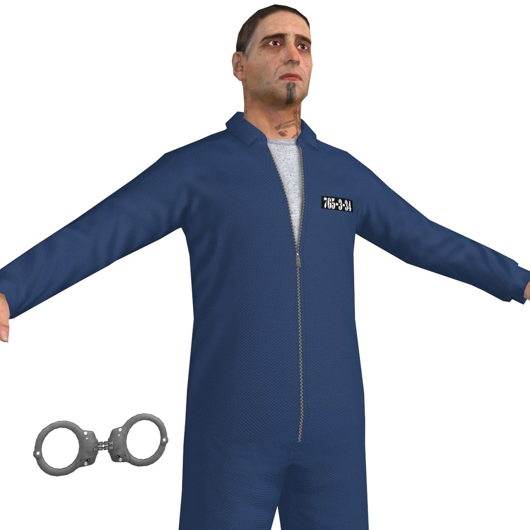 3d Model Prisoner Rigged