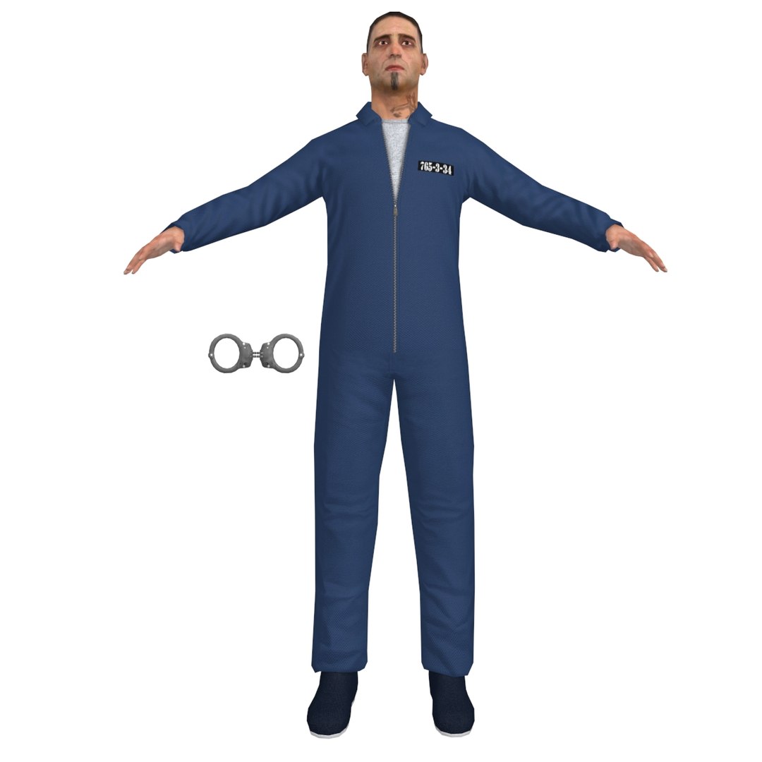 3d Model Prisoner Rigged