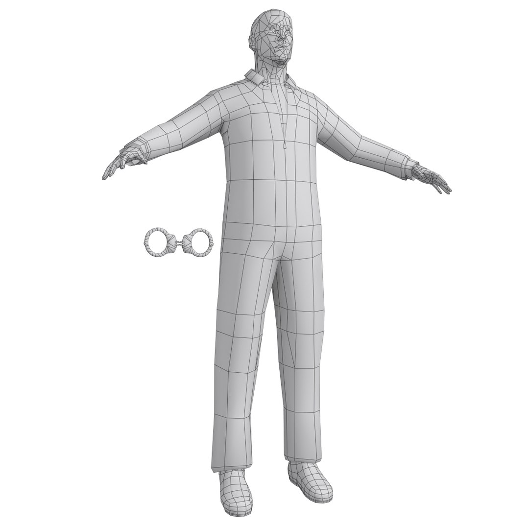 3d Model Prisoner Rigged