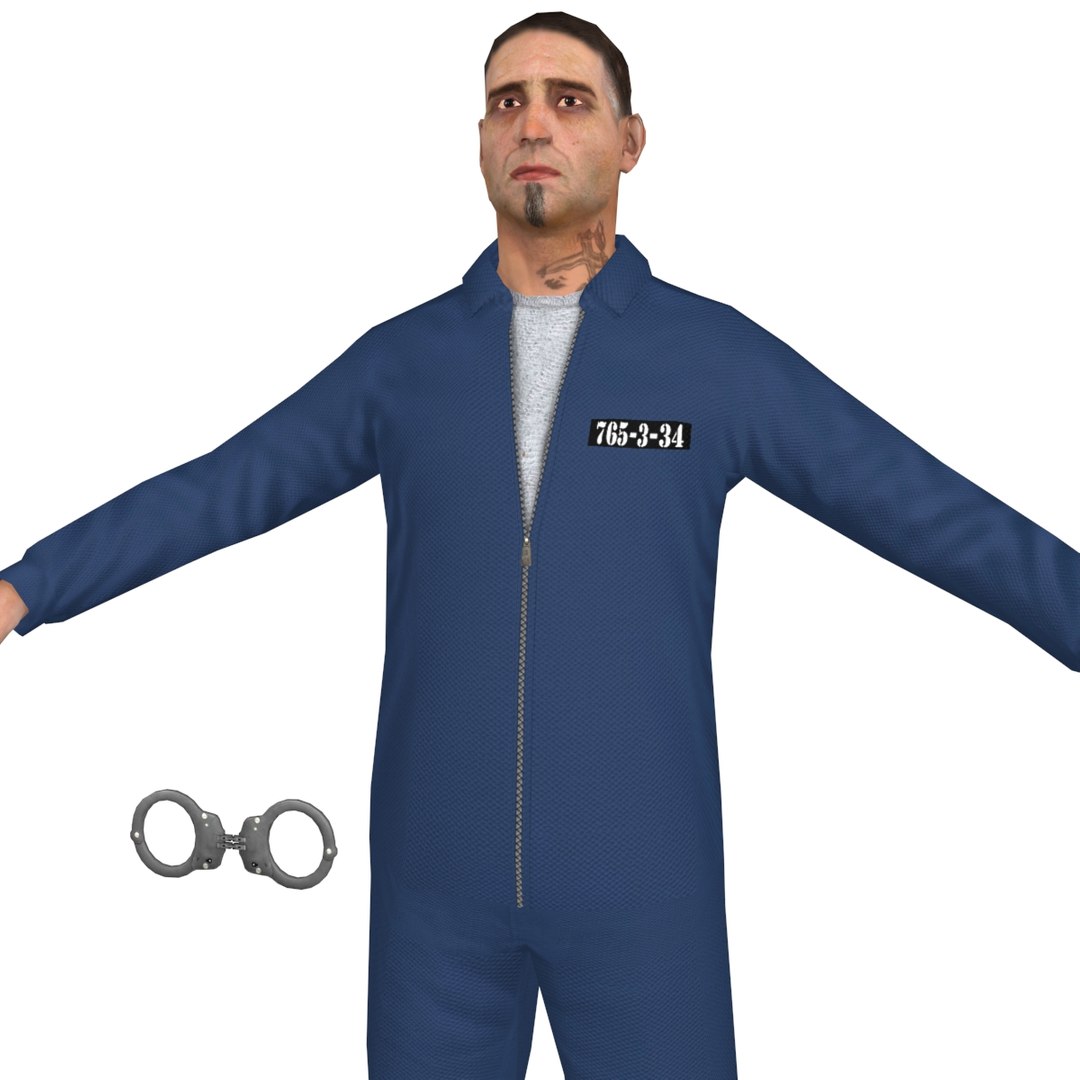 3d Model Prisoner Rigged