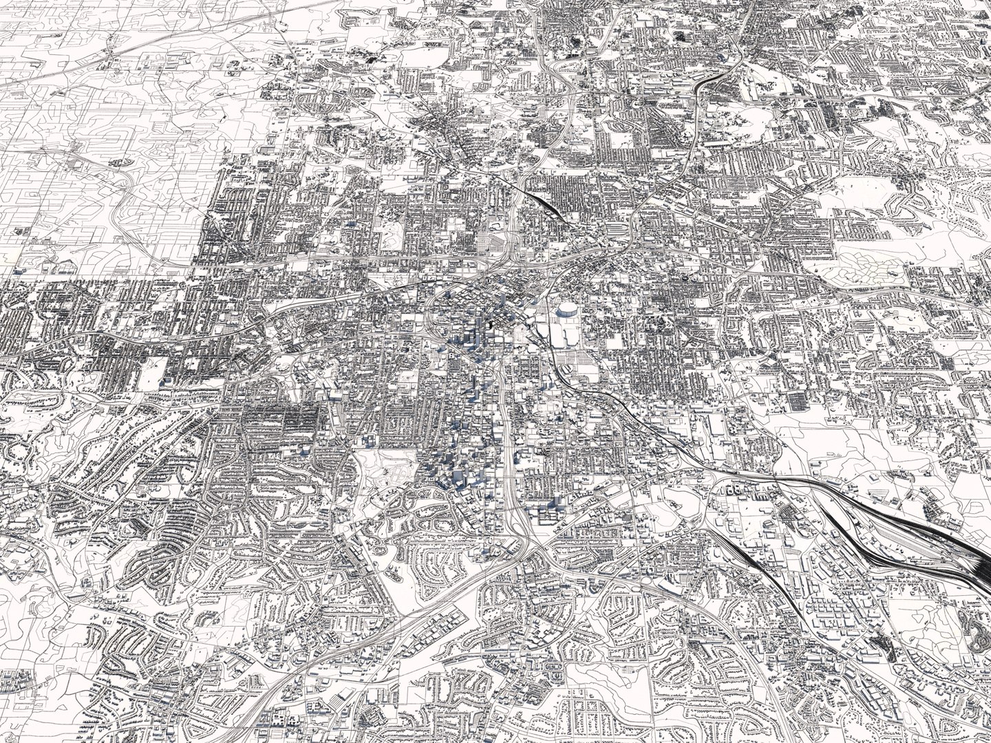 3D City Atlanta Model - TurboSquid 1424286